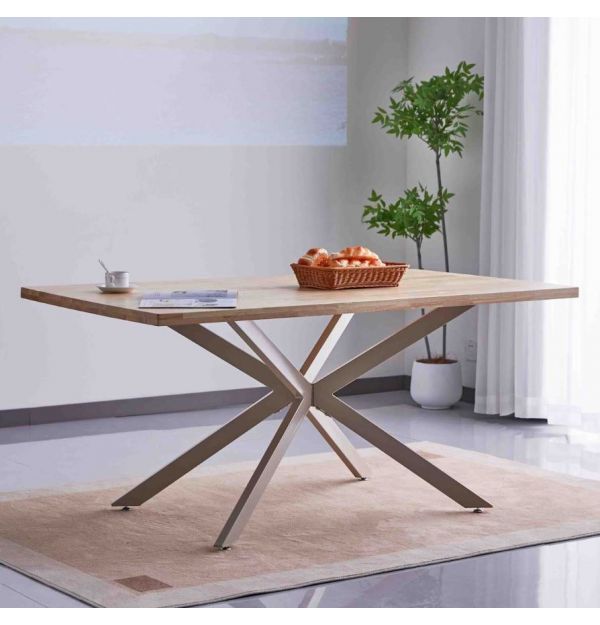 Mesa de Comedor Eme - Patas Crema - Envío Gratuito - | Factormueble