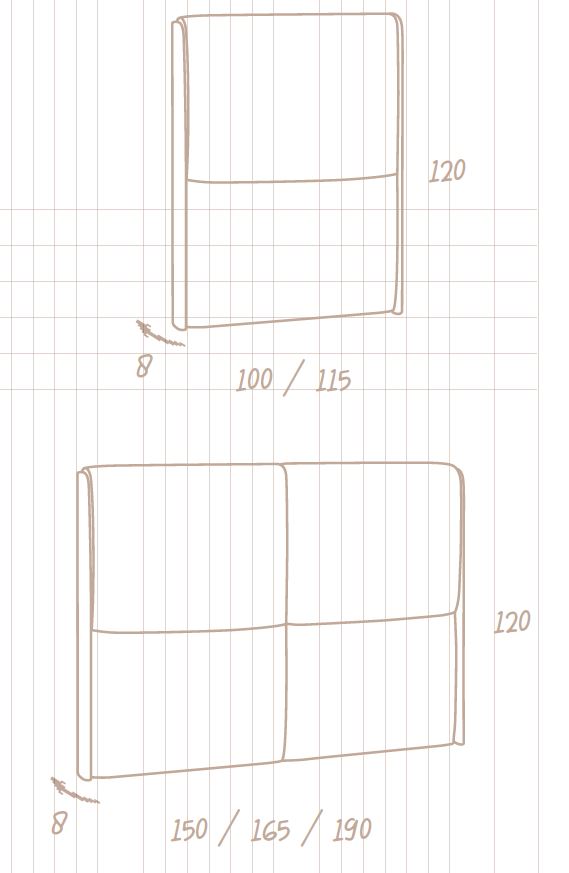 Cabecero Génova Tapizado - Envío Gratuito - | Factormueble